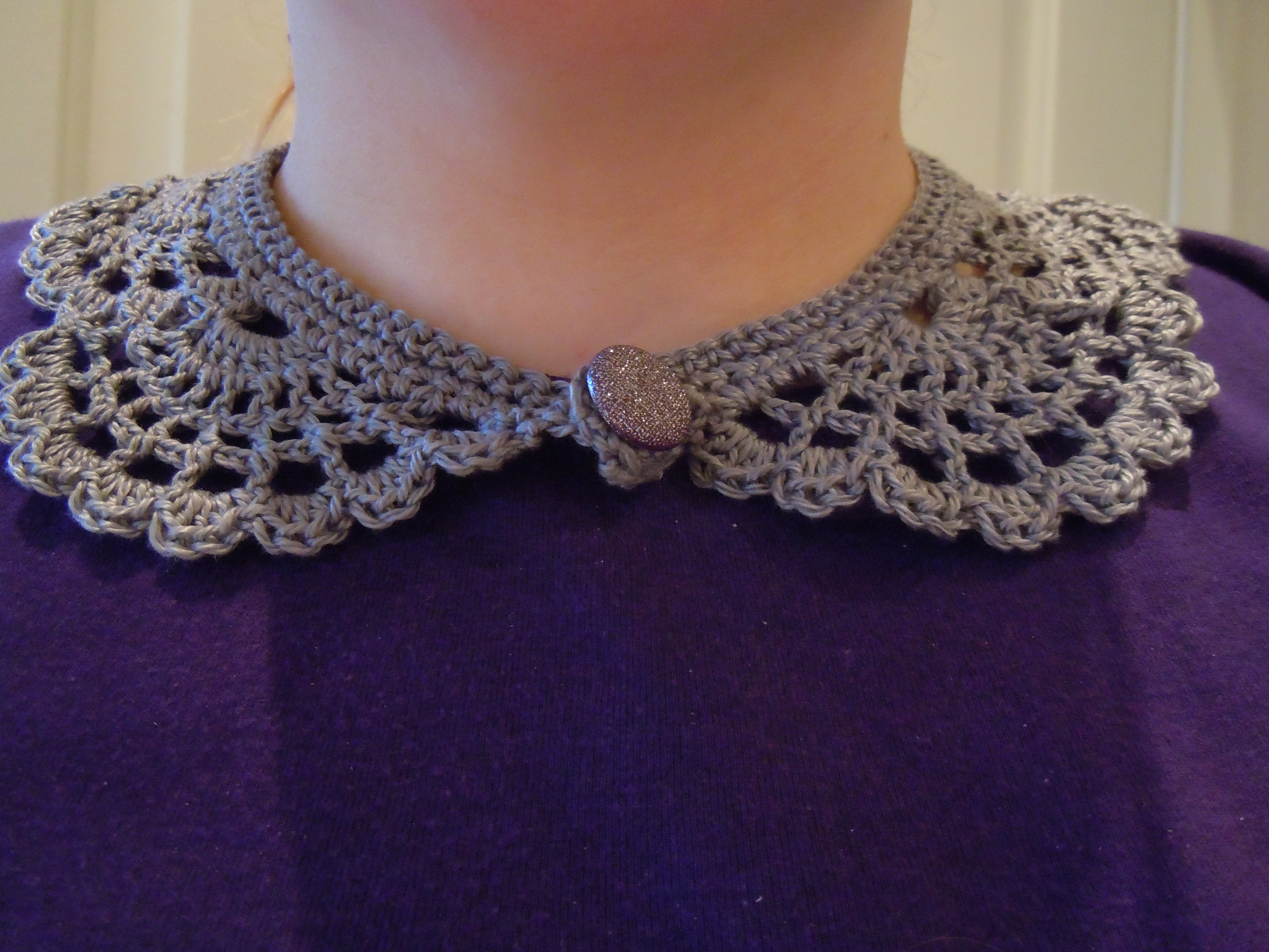 Slate Grey Lacy Collar | Sewn By Scarlet